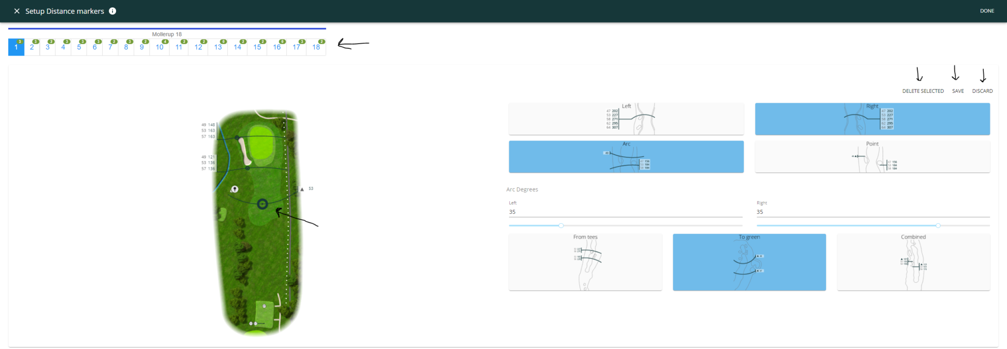 Products – Setup Distance Markers – GLFR Support