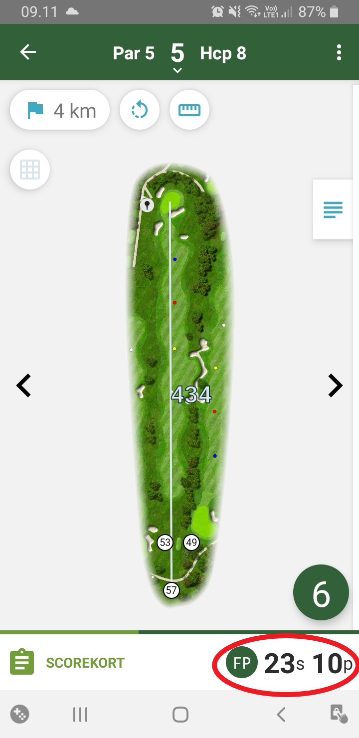 How do I see the scorecard during the round? – GLFR Support