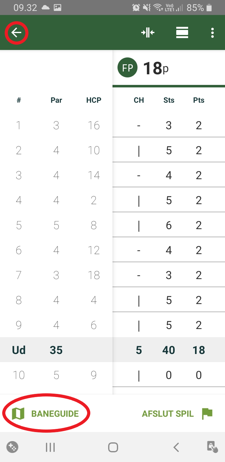 How do I see the scorecard during the round? – GLFR Support